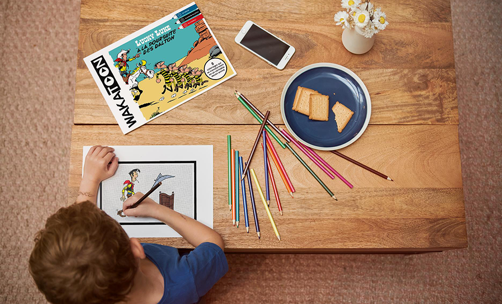 lucky luke coloring book